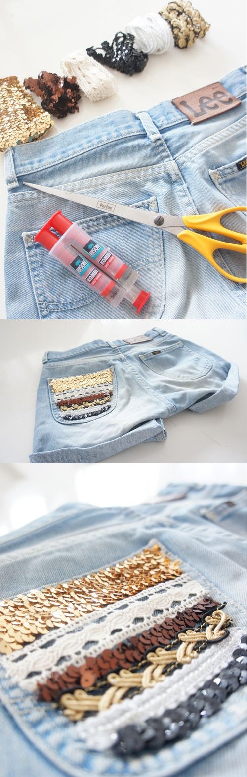 How To Make Lace Shorts Diy Shorts Projects Pretty Designs