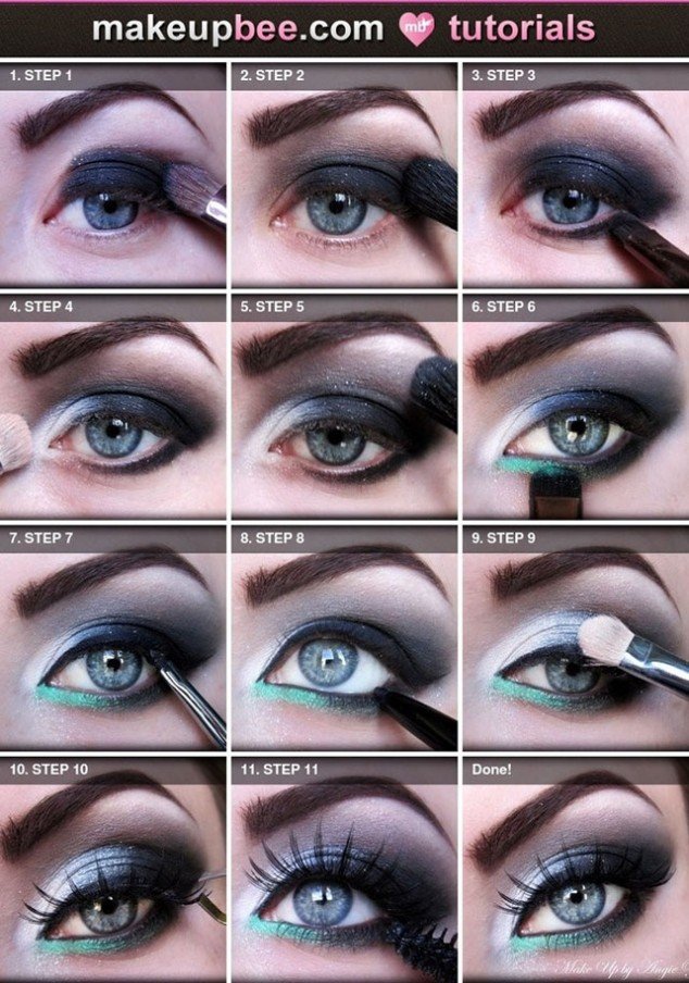 20 Beautiful Makeup Tutorials for Blue Eyes - Pretty Designs