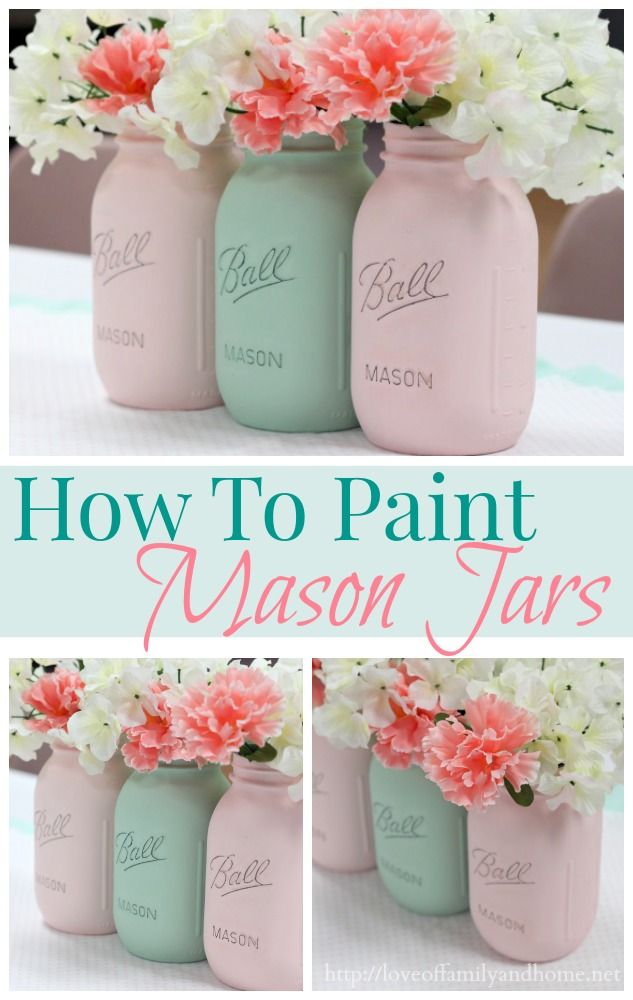 15 Colorful DIY Mason Jars for Spring - Pretty Designs