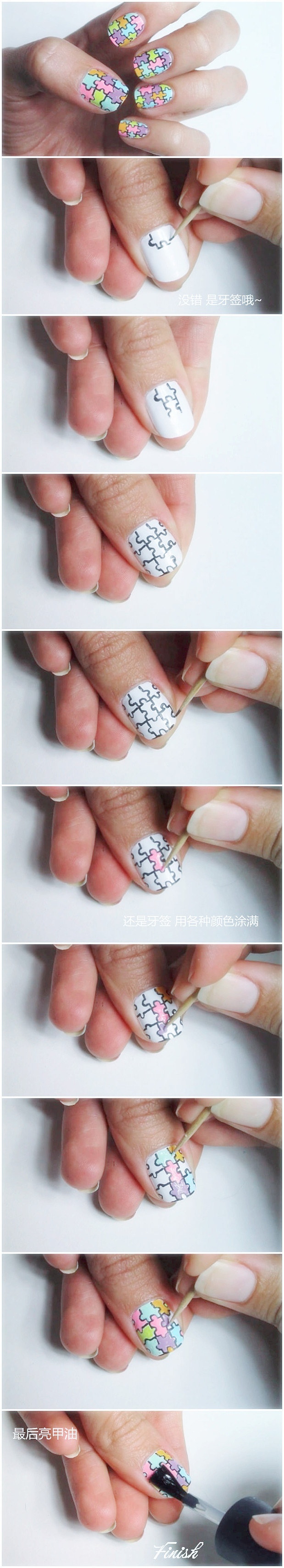 22 Easy Nail Tutorials - Nail Art Tutorials - Pretty Designs