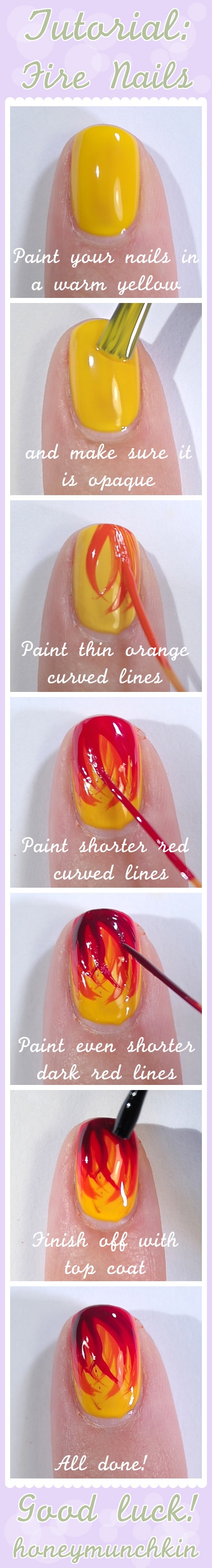 22 Easy Nail Tutorials - Nail Art Tutorials - Pretty Designs