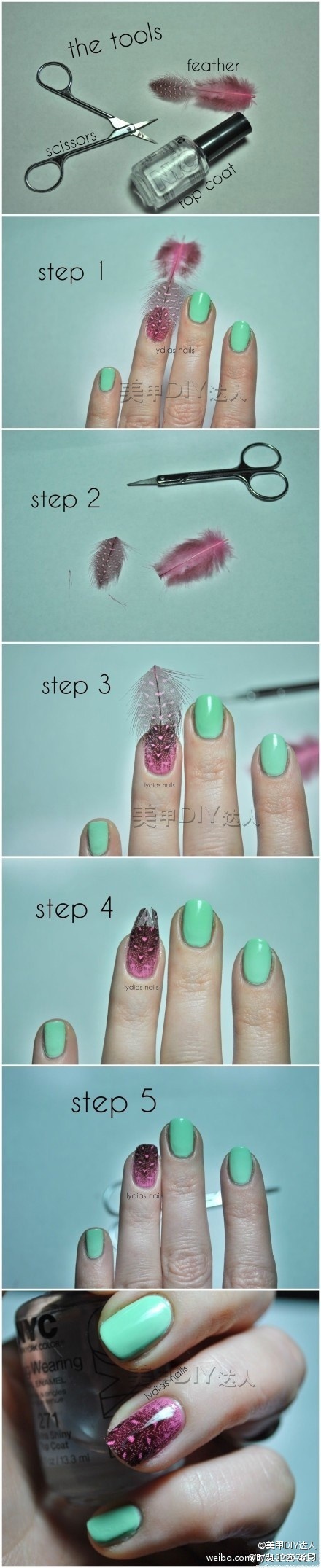 22 Easy Nail Tutorials - Nail Art Tutorials - Pretty Designs