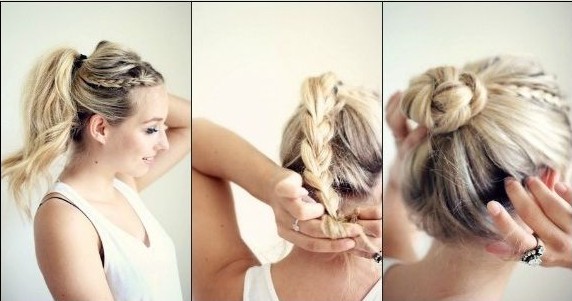 10 High Bun Tutorials: Cute Hairstyles for Everyday - Pretty Designs