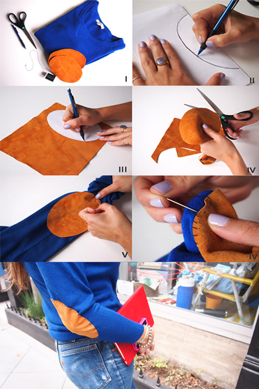 16 Easy Ways to Make Elbow Patches - Pretty Designs