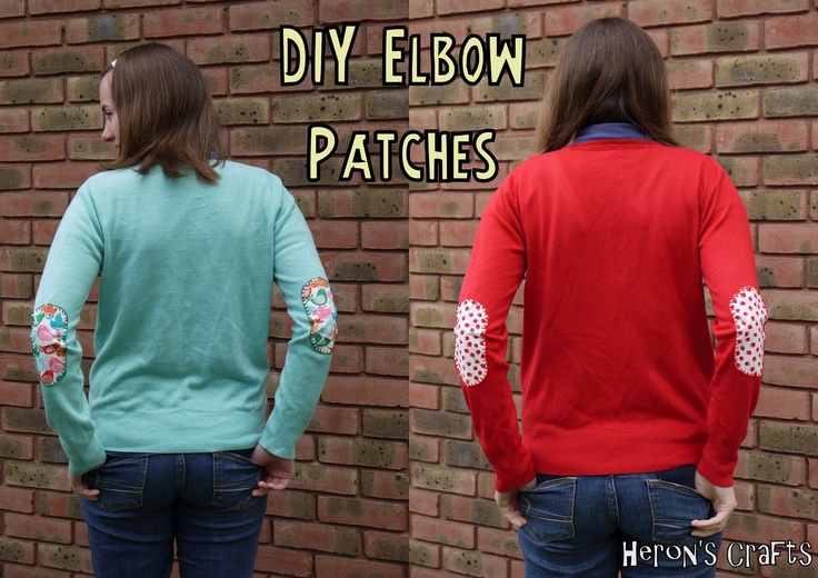 16 Easy Ways to Make Elbow Patches - Pretty Designs
