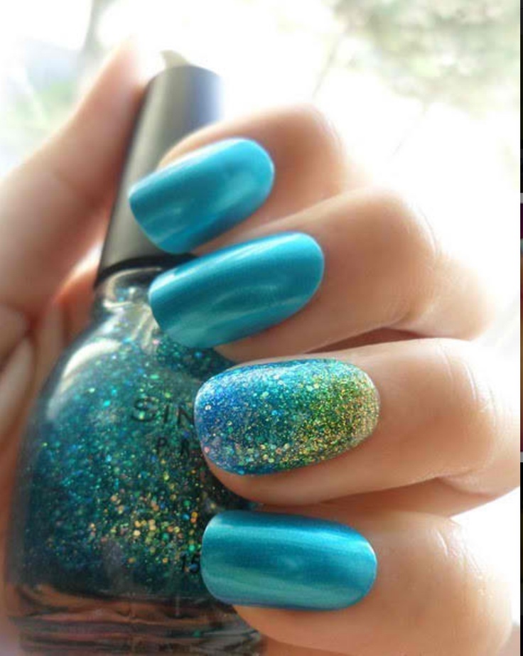 17 Gorgeous Blue Nails Art - Pretty Designs