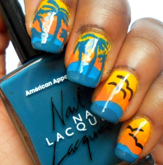 16 Sunset Nail Arts You Won’t Miss - Pretty Designs