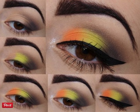 21 Colorful Makeup Tutorials for Women - Pretty Designs