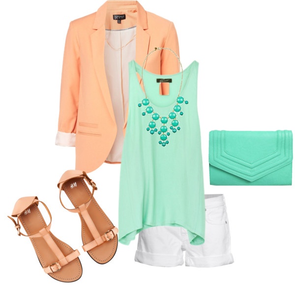 15 Fresh Spring Polyvore Combinations in Popular Mint - Pretty Designs