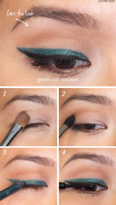 16 Useful Cat Eye Makeup Tutorials - Pretty Designs