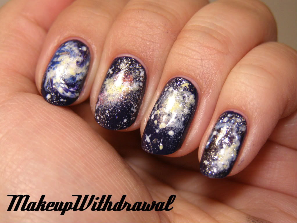 17 Amazing Galaxy Nail Designs for the Season - Pretty Designs
