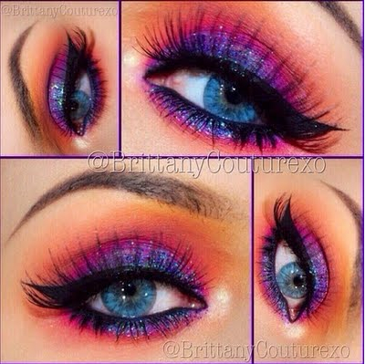 25 Eye-Catching Sparkly Makeup Ideas - Pretty Designs