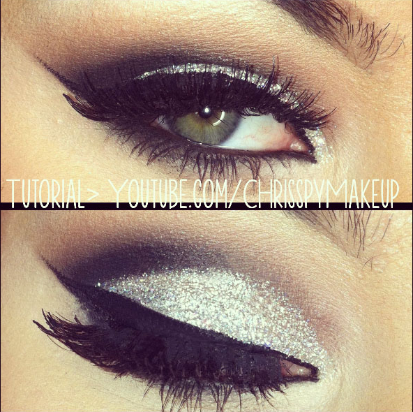 25 Eye-Catching Sparkly Makeup Ideas - Pretty Designs