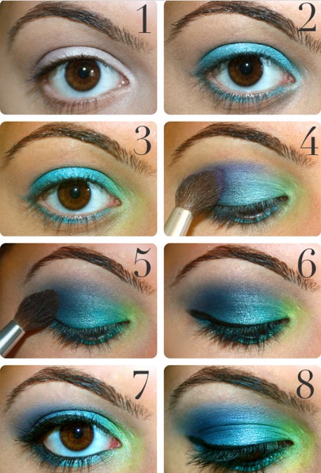 21 Colorful Makeup Tutorials for Women - Pretty Designs