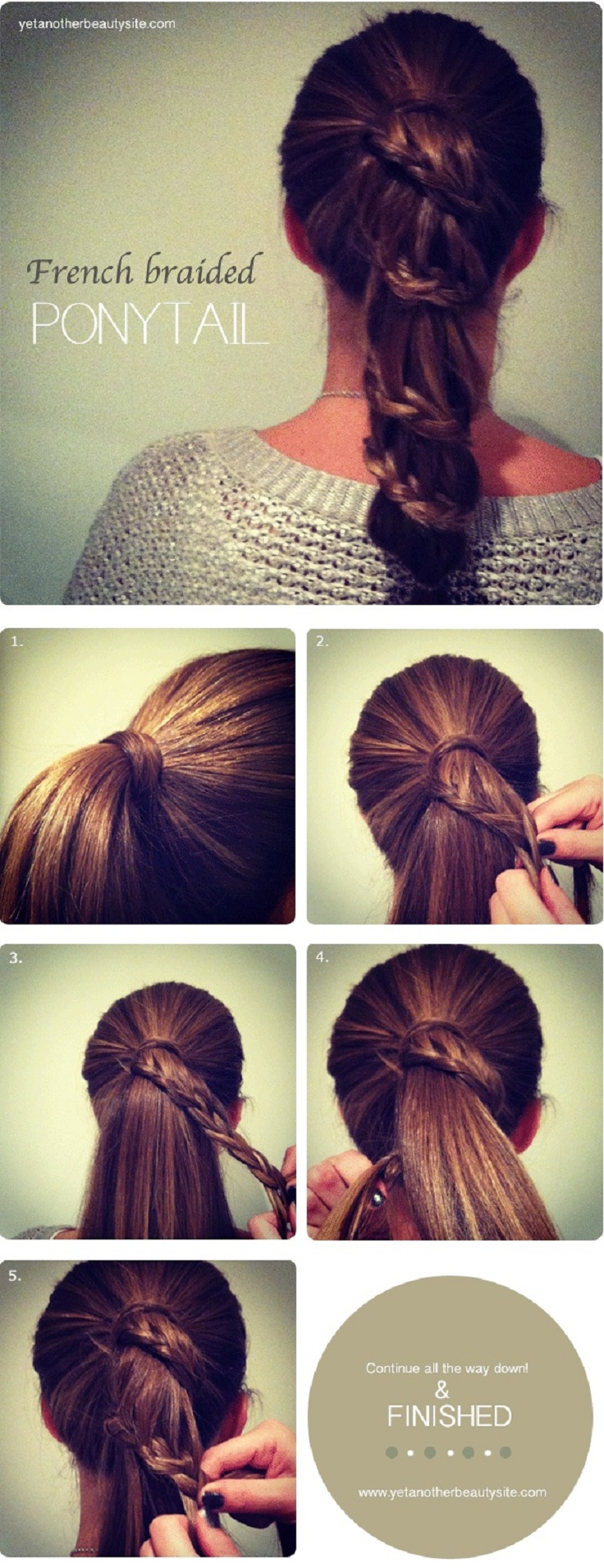 15 Different Ways to Make Cute Ponytails - Pretty Designs