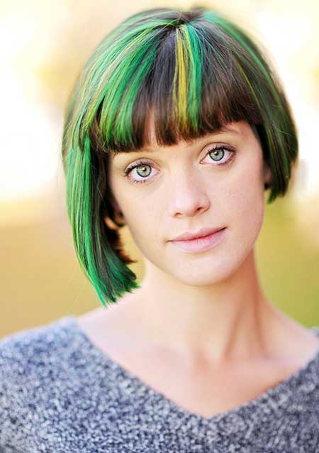 20 Stylish Colors for Short Hair - Pretty Designs