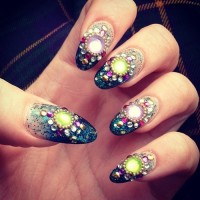 16 Pretty Gem Nail Designs You Won’t Miss - Pretty Designs
