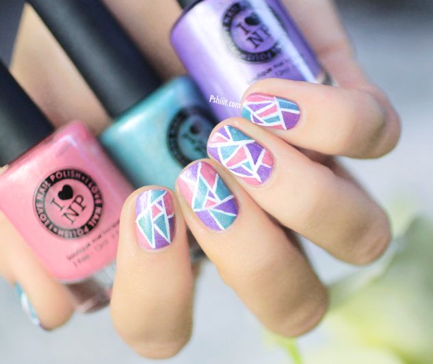 20 Color Block Nail Designs for Beginners - Pretty Designs