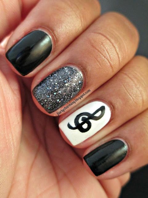 Music Manicure for You to Rock - Pretty Designs
