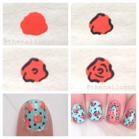Rose Nail Tutorials You Must Love for Summer - Pretty Designs