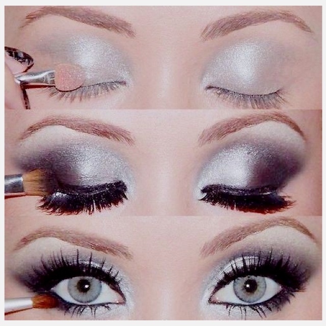 12 Alluring Grey Smokey Eye Makeup Looks - Pretty Designs