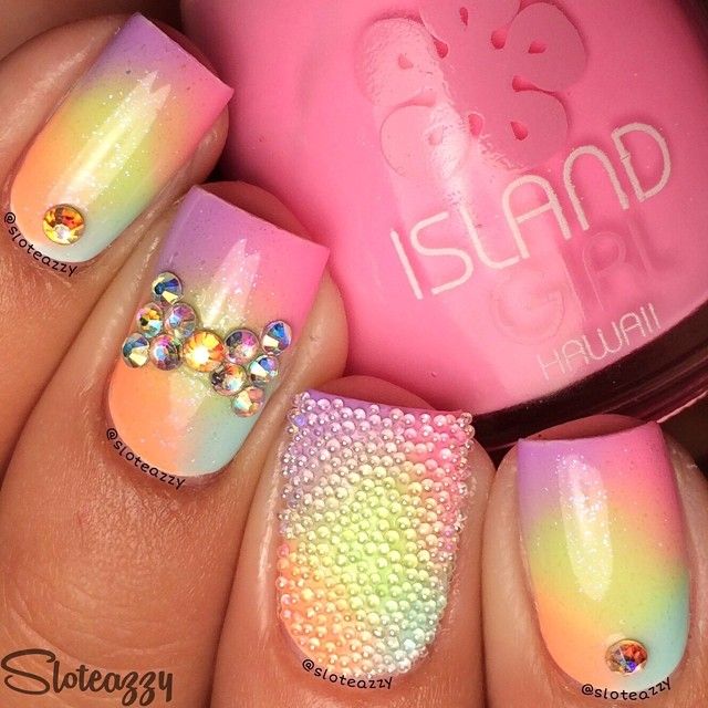 15 Colorful Nails for Summer - Pretty Designs