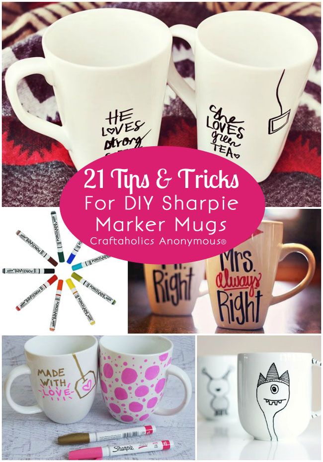 DIY Projects: Adorable Mugs - Pretty Designs