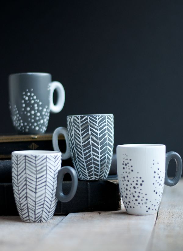 DIY Projects: Adorable Mugs - Pretty Designs