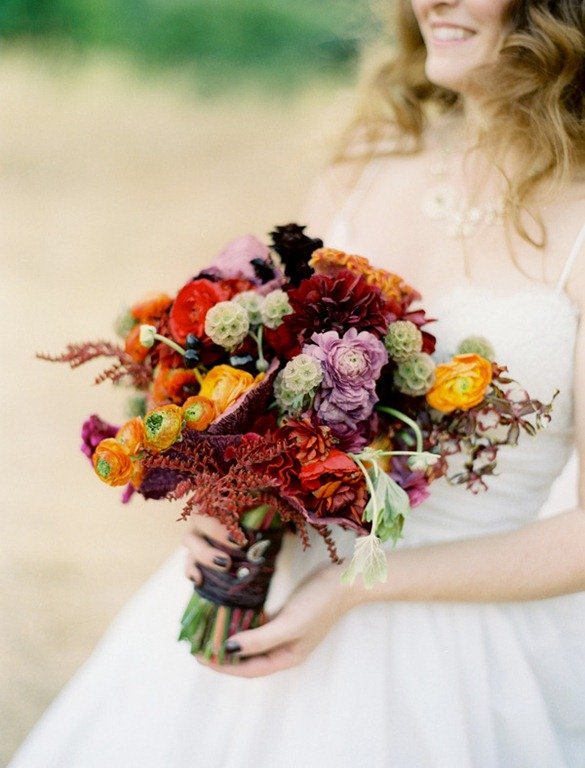 18 Beautiful Wedding Bouquet Designs for Fall - Pretty Designs