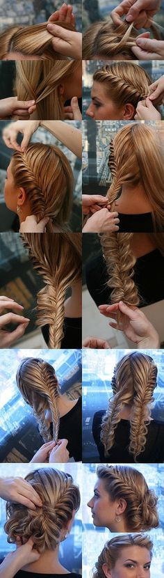 14 Amazing Double Braid Bun Hairstyles - Pretty Designs