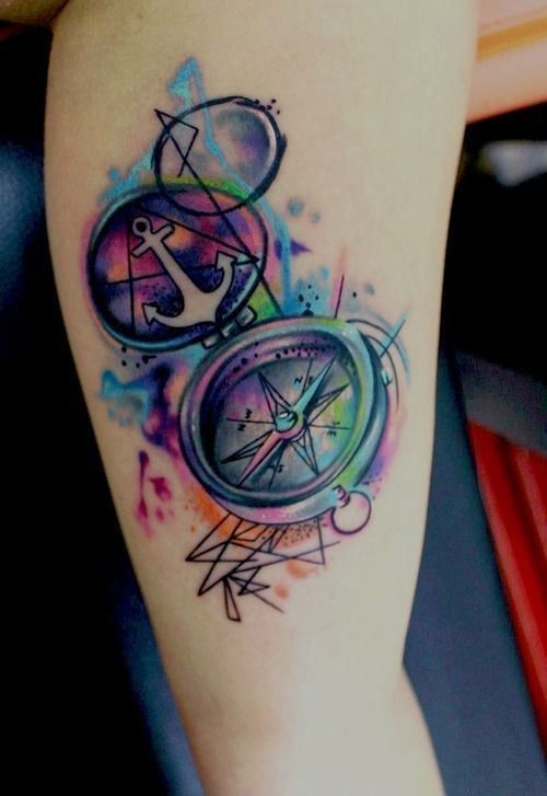 Wonderful Colored Tattoos for Fashionistas - Pretty Designs