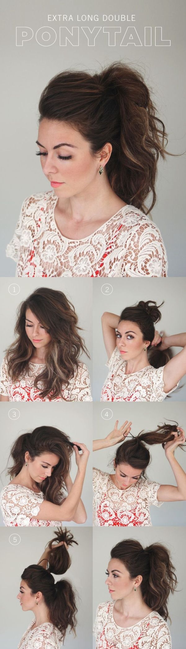 14 Pretty and Chic Ponytail Hairstyles With Tutorials - Pretty Designs