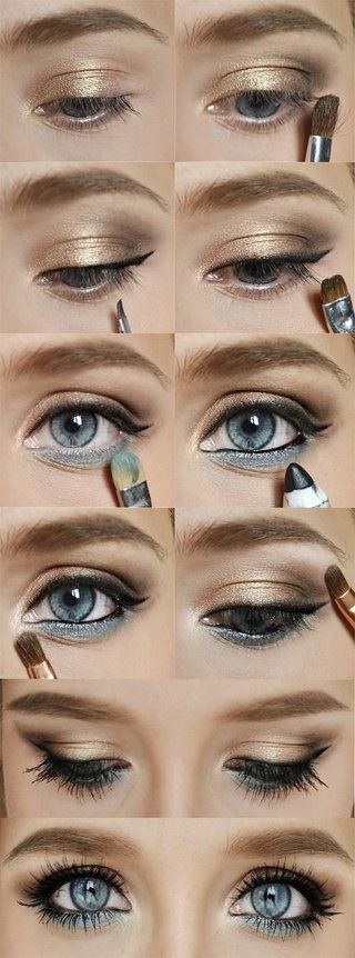 10 Ideas on How to Apply Bottom Eyeliner - Pretty Designs