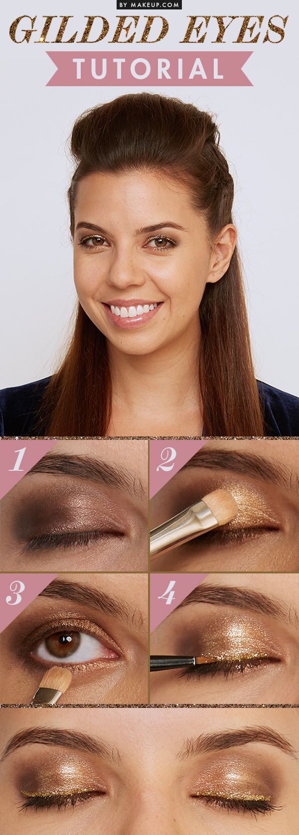 10 Glossy Eye Shadow Tutorials You Must Love - Pretty Designs