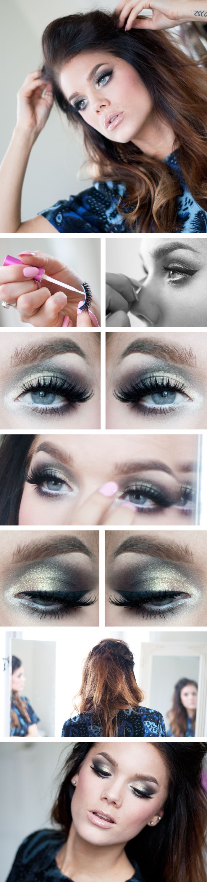10 Glossy Eye Shadow Tutorials You Must Love - Pretty Designs