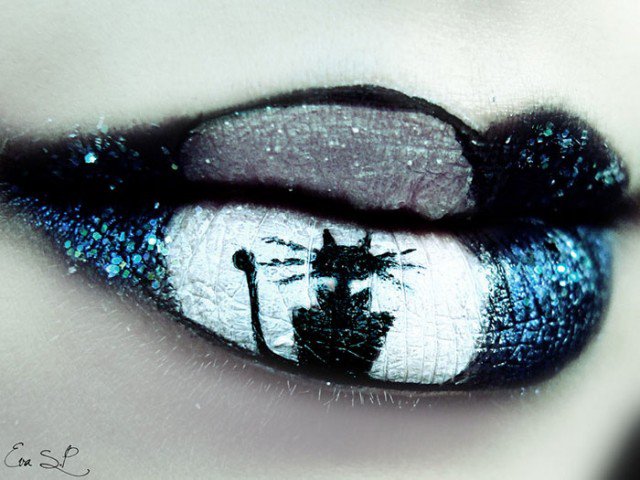 Whimsical Lip Makeup Ideas for Halloween by By Eva Senín Pernas ...