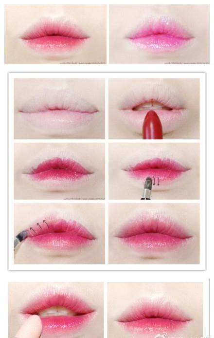 10 Ideas to Have Ombre Lips - Pretty Designs