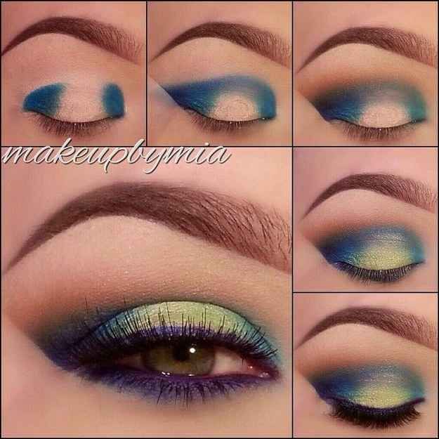 10 Pretty Two-toned Eye Shadow for the Season - Pretty Designs