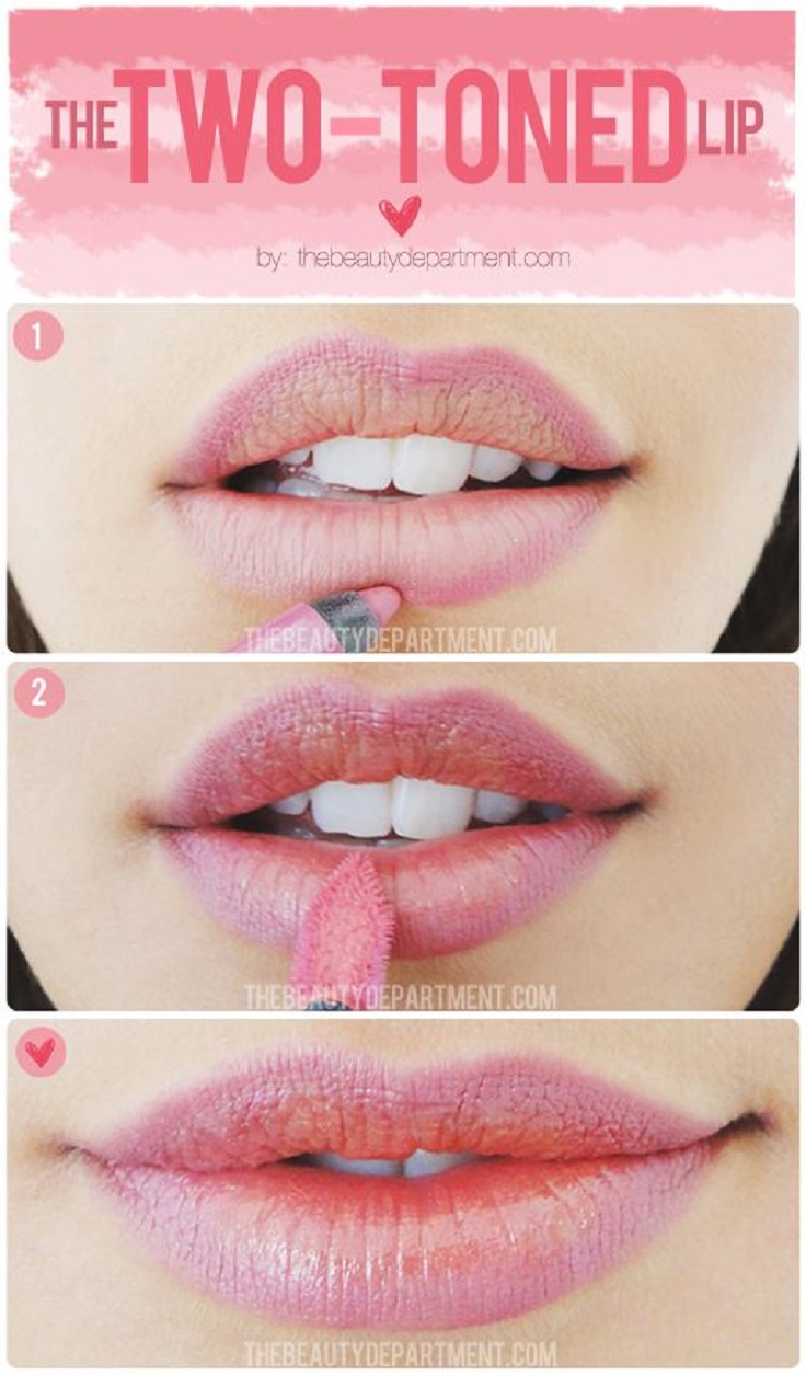 10 Pretty Lipstick Tutorials for Girls - Pretty Designs