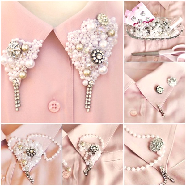 Diy Embellished Collar Pretty Designs