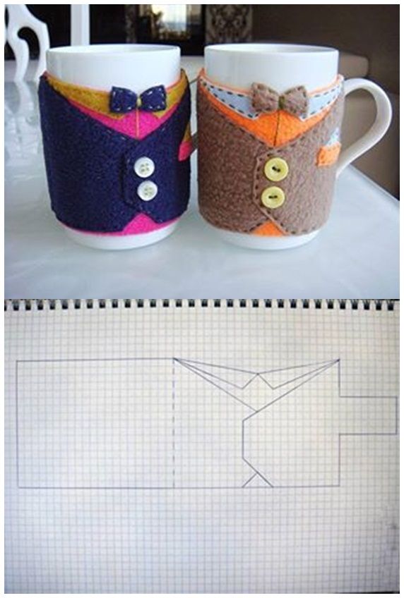10 Best DIY Cup Cozy Ideas - Pretty Designs
