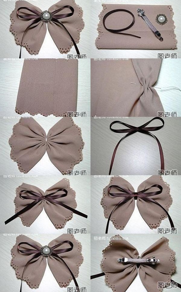 10 DIY Hair Bow Tutorials for Girls - Pretty Designs