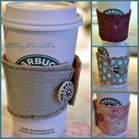 10 Best DIY Cup Cozy Ideas - Pretty Designs