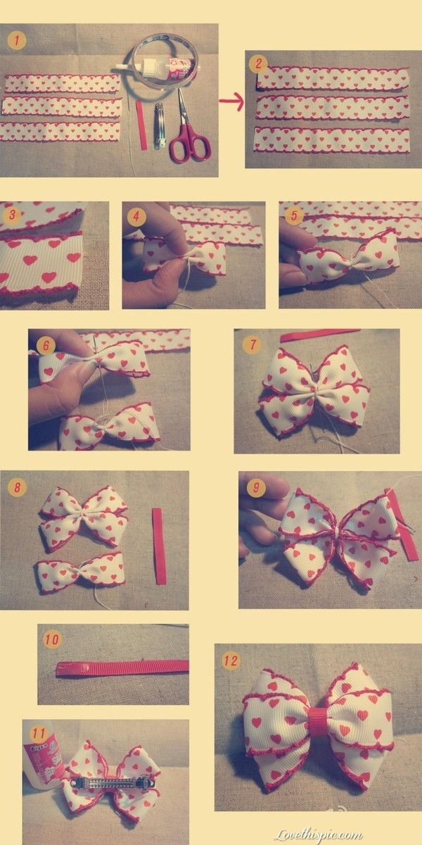 10 DIY Hair Bow Tutorials for Girls - Pretty Designs