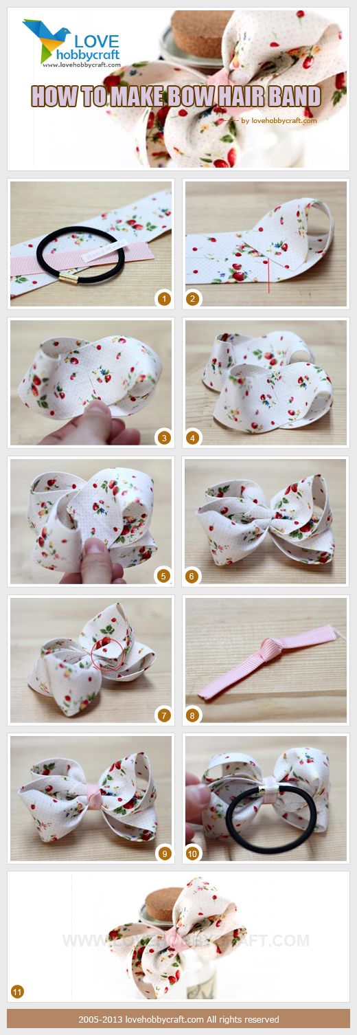 10 DIY Hair Bow Tutorials for Girls - Pretty Designs