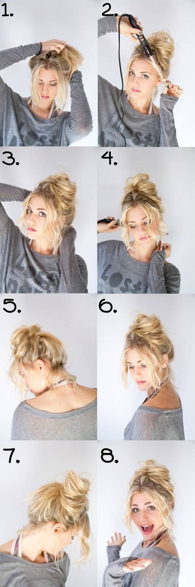 10 Top Bun Tutorials to Glam a Winter Look - Pretty Designs