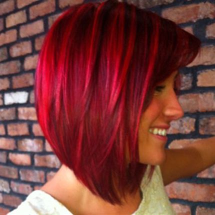 12 Stylish Red Bobs to Try for the New Season - Pretty Designs