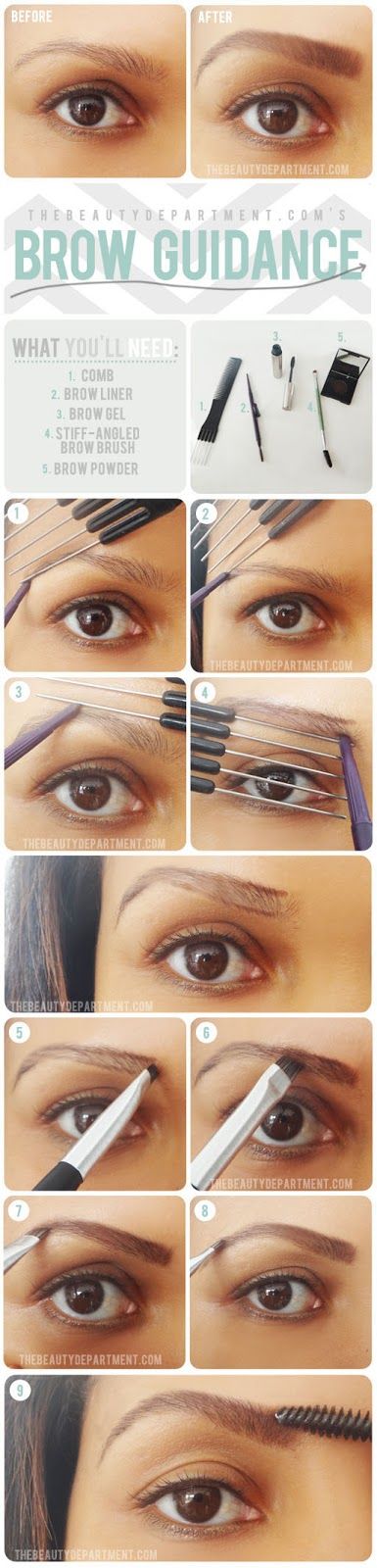 10 Brow Guidances for Summer - Pretty Designs