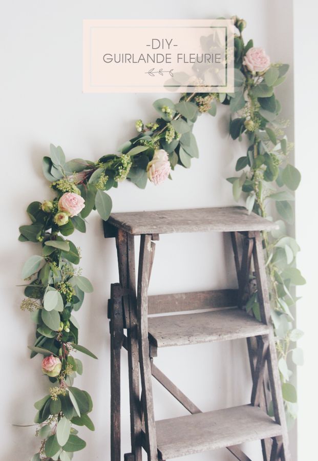 12 DIY Floral Garland Projects for Your Home - Pretty Designs