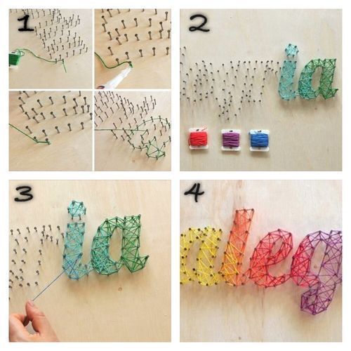 15 Ideas to Make String Arts - Page 5 of 15 - Pretty Designs